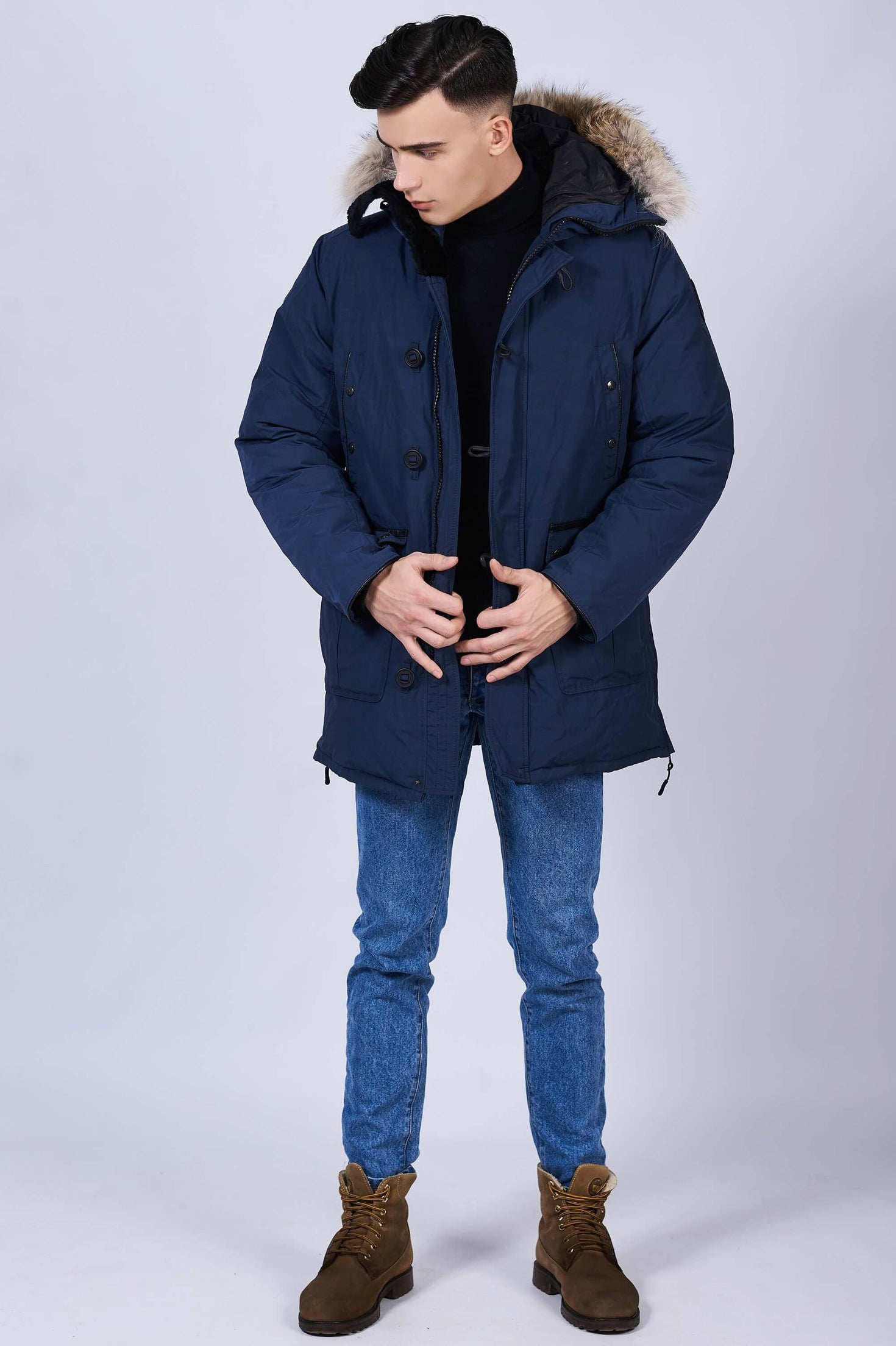Alaska Parka | Alaska Fur Parka for Men | Men\'s Winter Down Parka ...